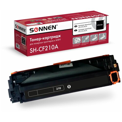 Картридж для лазерных принтеров Sonnen SH-CF210A для HP LJ Pro M276, черный, 1600 стр (363958)