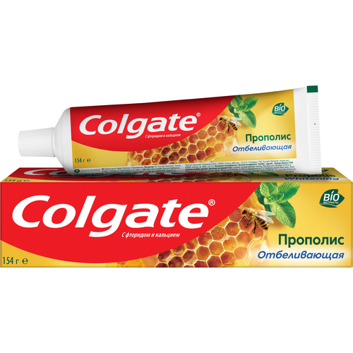 Зубная паста Colgate Прополис Отбеливающая, 100 мл, 154 г