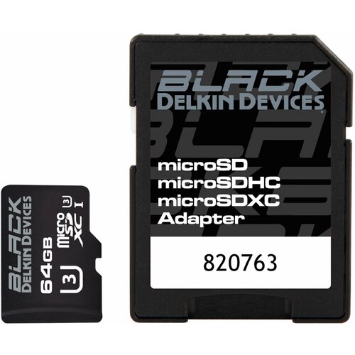 Карта памяти Delkin Devices Black Rugged microSDXC 64GB UHS-I V30