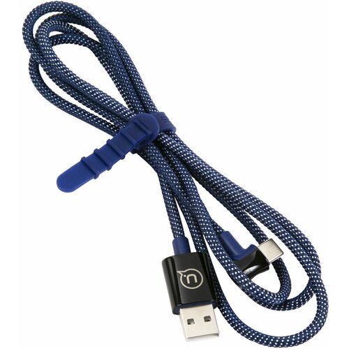 Кабель Usams U13 USB - Type-C Smart Power-off синий (SJ341USB03)