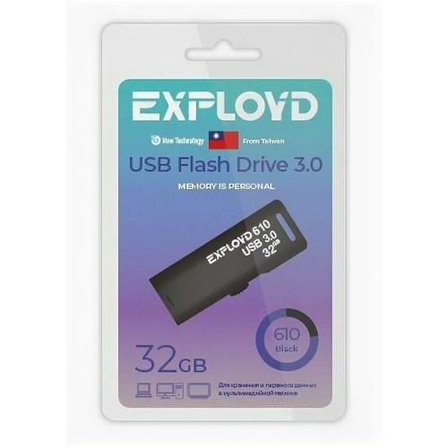 USB flash накопитель Exployd EX-32GB-610-Black