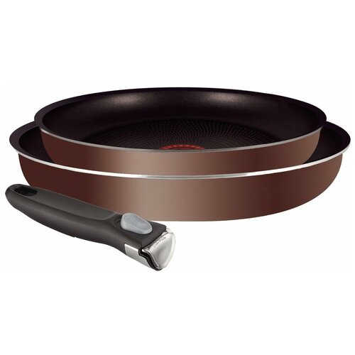 Набор посуды Tefal Ingenio Brown Handle 3 предмета 24/28 см 04217820