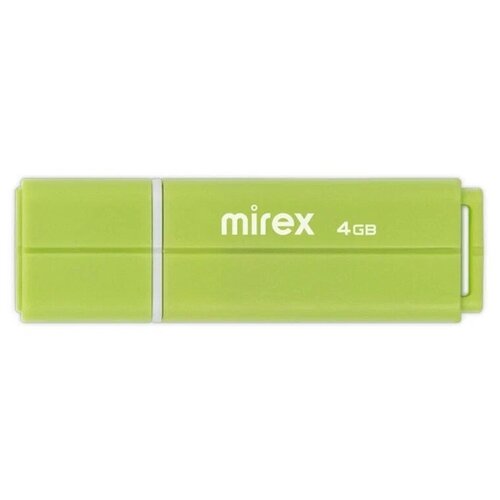 USB Flash Drive 4Gb - Mirex Line Green 13600-FMULGN04