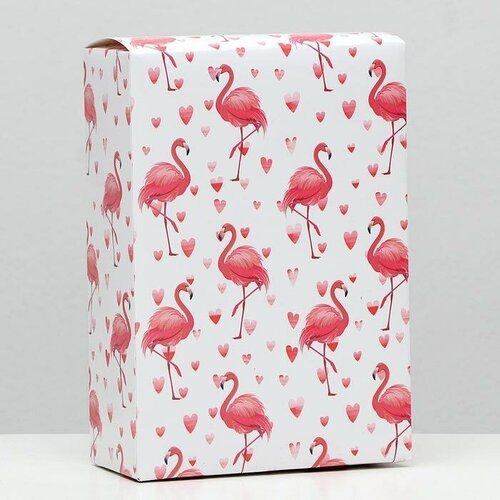 Коробка складная «Фламинго», 16 × 23 × 7,5 см, 10 штук