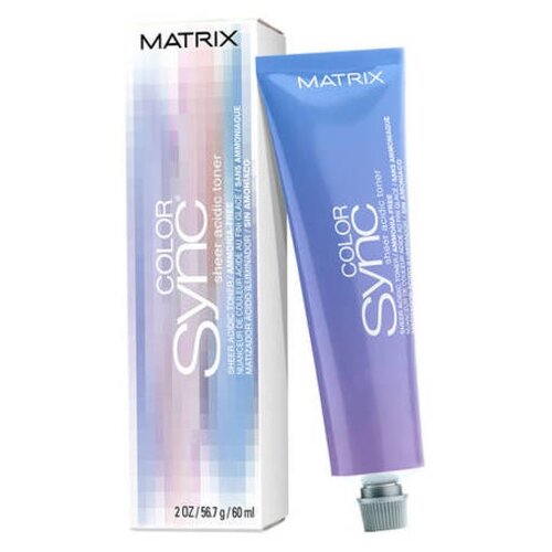 Matrix Color Sync тонер для волос Sheer acidic, брюнет пепельный, 90 мл