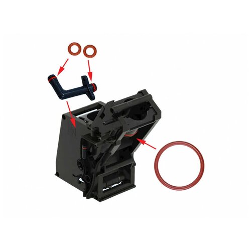 Оригинальный BSH Ремкомплект штуцера и верхнего поршня заварного узла для Bosch TES VeroBar, GAGGENAU