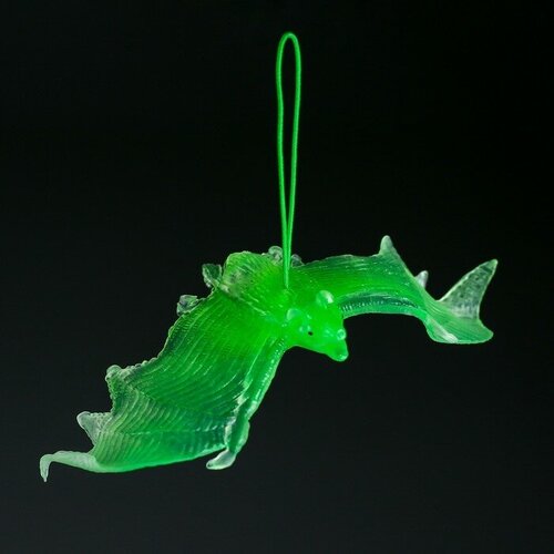 Светящаяся декоративная подвеска "Летучая мышь", 11 × 4 см