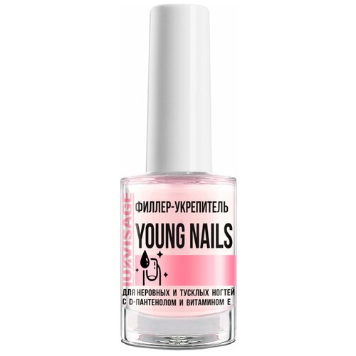 Luxvisage Укрепитель для ногтей филлер YOUNG NAILS для неровных и тусклых ногтей