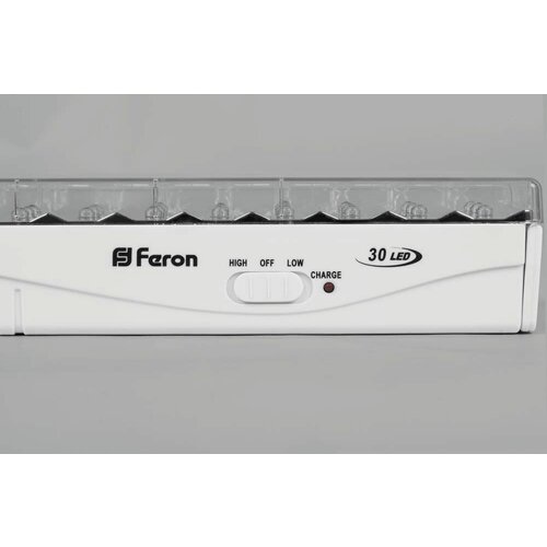 Светильник аварийный светодиодный LEDх30 6ч непостоянный IP20 | код. 12896 | FERON (2шт. в упак.)