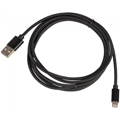 Кабель USB (m)-Lightning (m) 2м черный