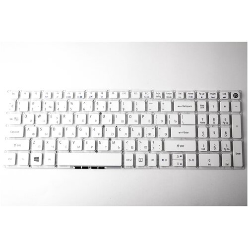 Клавиатура для Acer V3-574G E5-573 F5-572 Белая p/n: NSK-R37SQ 0R, NSK-R3KBW 0R, NSK-R3JBC 0R