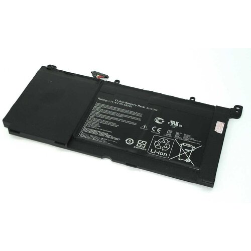 Аккумулятор B31N1336 для ноутбука Asus VivoBook A551LN 11.4V 48Wh (4200mAh) черный