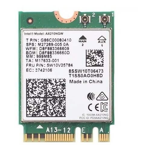 Bluetooth+Wi-Fi адаптер Intel AX210NGW