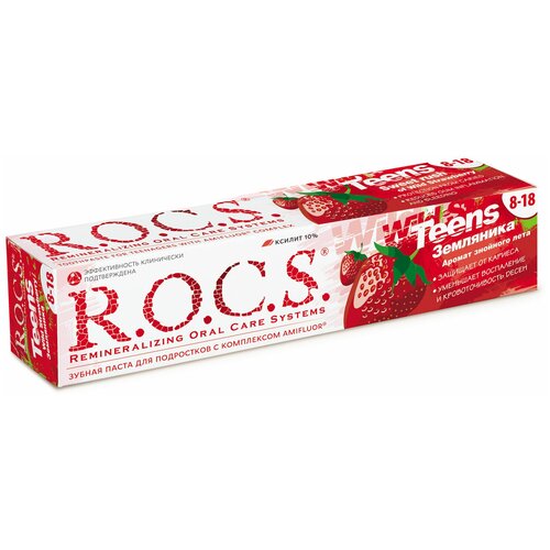 R. O. C. S. зубная паста земляника 74 г