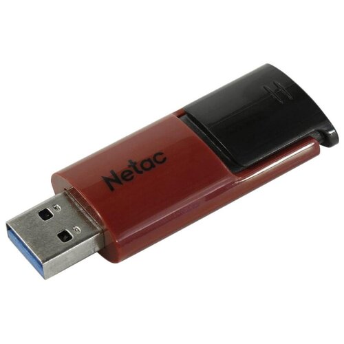 Флеш-накопитель Netac U182 Red USB 3.0 Flash Drive 128GB, retractable