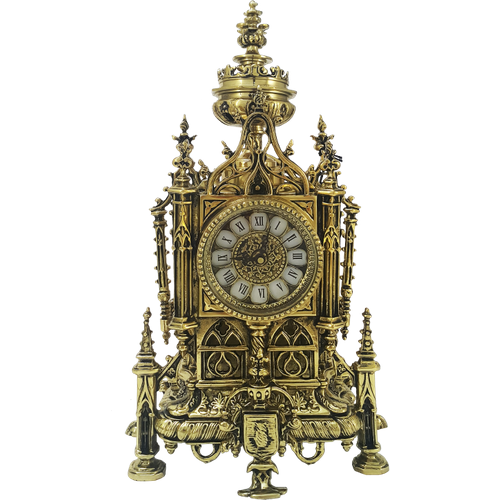 Часы "Нотр Дам" каминные бронзовые