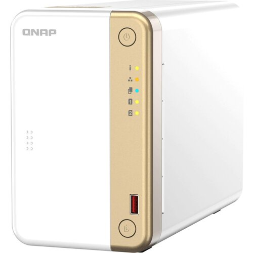 Сетевое хранилище NAS Qnap TS-262-4G белый