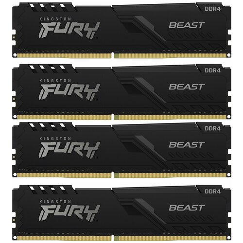 Модуль памяти DIMM DDR4 16Gb, 2666Mhz, , Kingston FURY Beast (KF426C16BBK4/16)