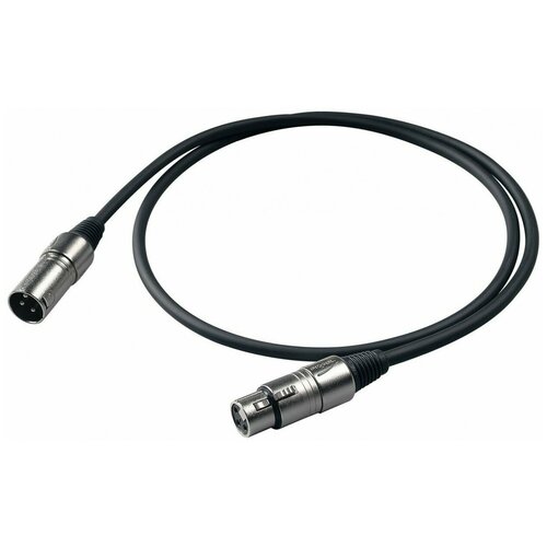 Шнур Proel XLR M - XLR F BULK250LU3 3m