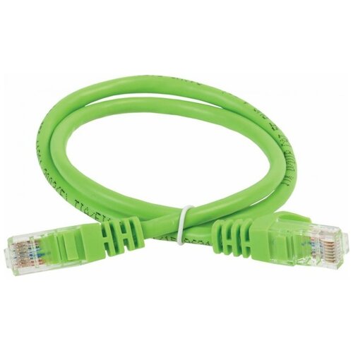 Патч-корд ITK PC02-C5EUL-2M UTP вилка RJ-45-вилка RJ-45 кат.5е 2м зеленый LSZH (уп:1шт)