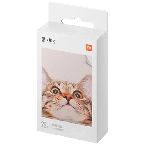 Бумага Xiaomi 50х76мм Mi Portable Photo Printer Paper, 10 л, белый