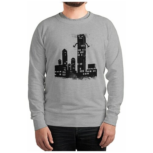Свитшот DS Apparel, размер 3XL, серый