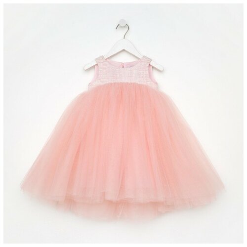 MINAKU Платье для девочки MINAKU: PartyDress цвет розовый, рост 104