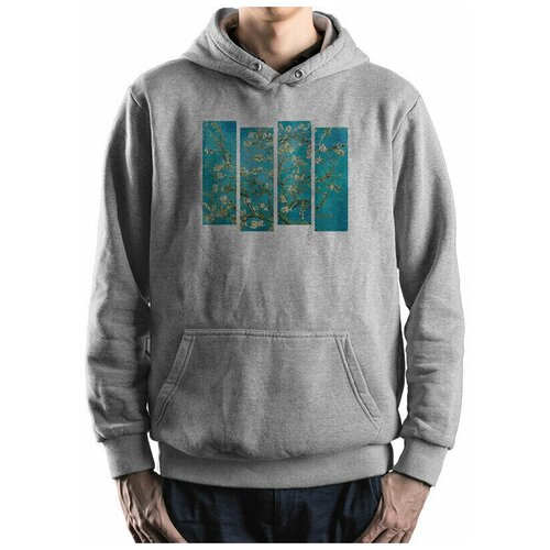 Худи DS Apparel, размер XXL, серый