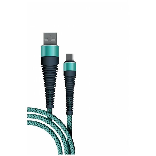 Дата-кабель Fishbone USB - micro USB, 3А, 1м, Тиффани, BoraSCO
