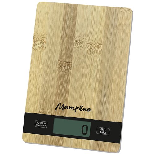 Кухонные весы Матрёна MA-039, бамбук