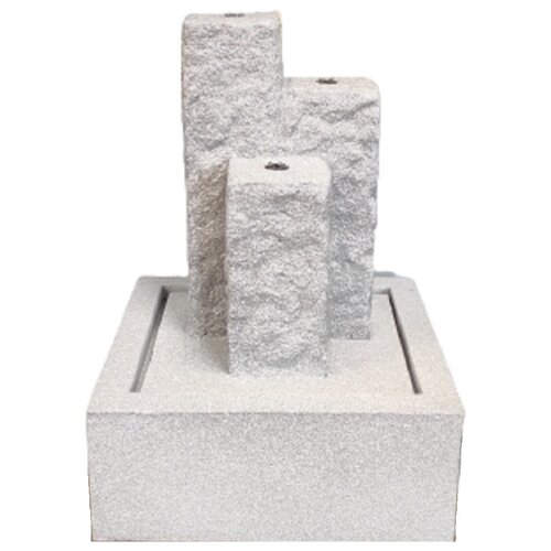 Фонтан Каменные колонны цвет серый гранит