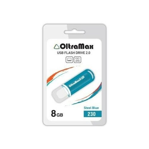 USB флэш-накопитель OLTRAMAX OM-8GB-230-св. синий
