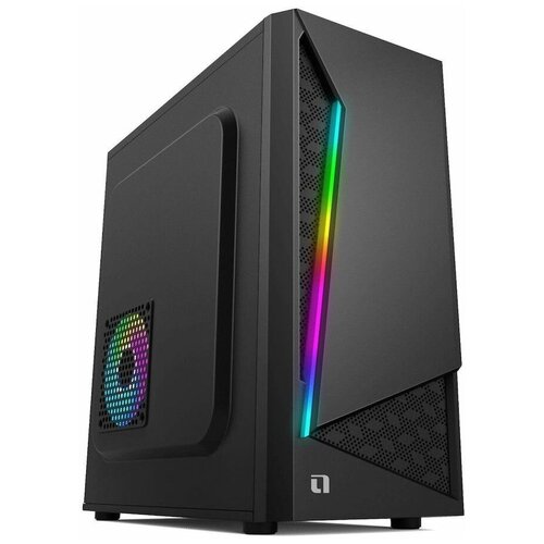 Корпус ATX Accord ACC-CL295RGB, Midi-Tower, без БП, черный