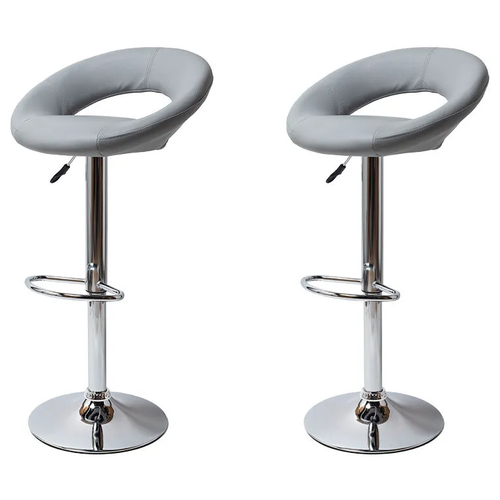 Комплект из двух барных стульев BN 1009-1 серый