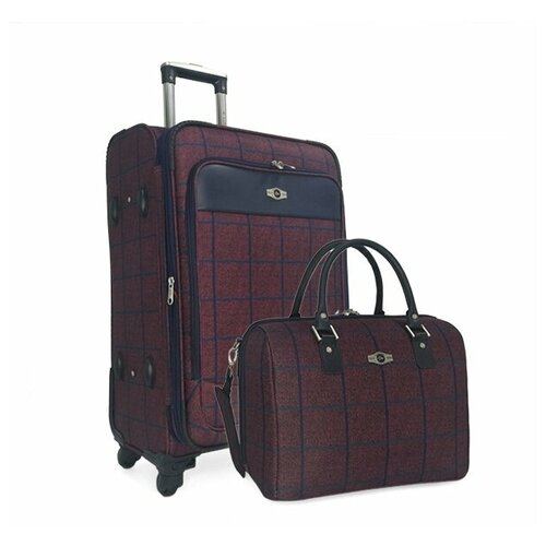 Комплект чемоданов Borgo Antico, красный, бордовый