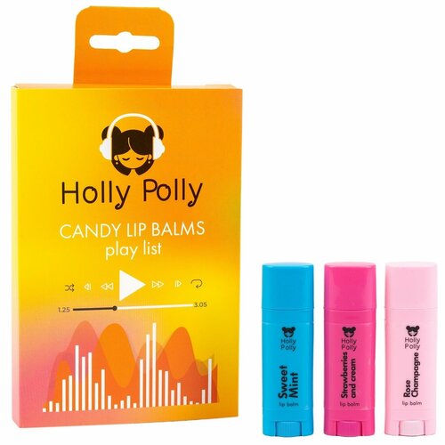 Набор бальзамов для губ Holly Polly CANDY LIP BALMS