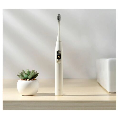 Умная электрическая зубная щетка Oclean X Smart Sonic Electric Toothbrush (бежевый)