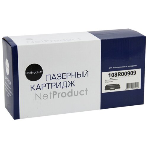 Картридж NetProduct (N-108R00909) для Xerox Phaser 3140/3155/3160, 2,5K