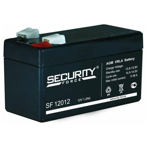 Аккумулятор 12В 1.2А. ч Security Force SF 12012 (6шт)