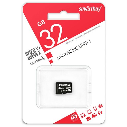 Карта памяти microSDHC UHS-1 32GB SmartBuy