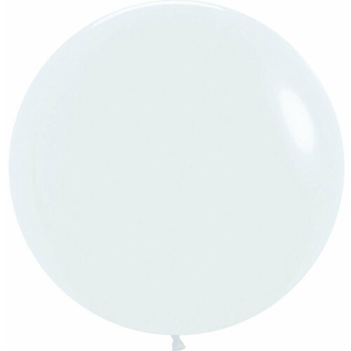 Шарики воздушные (36'/91 см) Белый (005), пастель, 2 шт. набор шаров на праздник