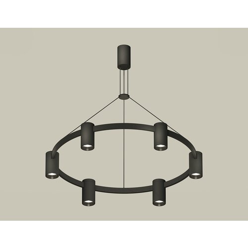 Подвесная люстра Ambrella Traditional DIY XB9022150, GU5.3, кол-во ламп:6шт, Черный
