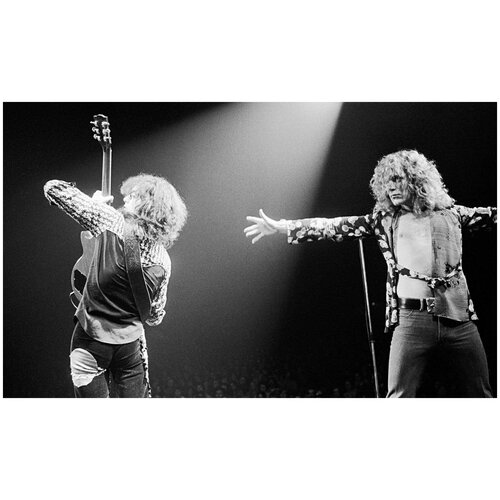 Постер / Плакат / Картина Led Zeppelin - Концерт 50х70 см в подарочном тубусе