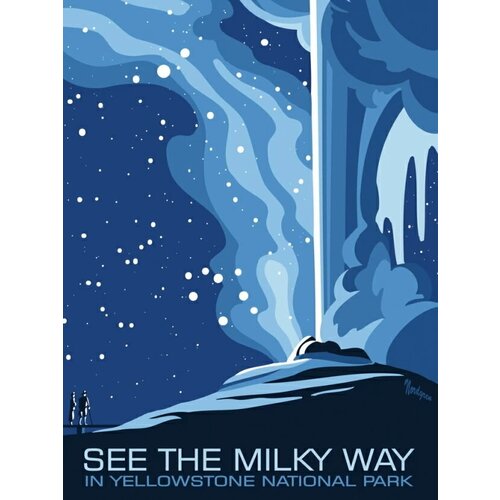 Плакат, постер на бумаге Space: See the Milky Way/Млечный Путь/искусство/арт/абстракция/творчество. Размер 21 х 30 см