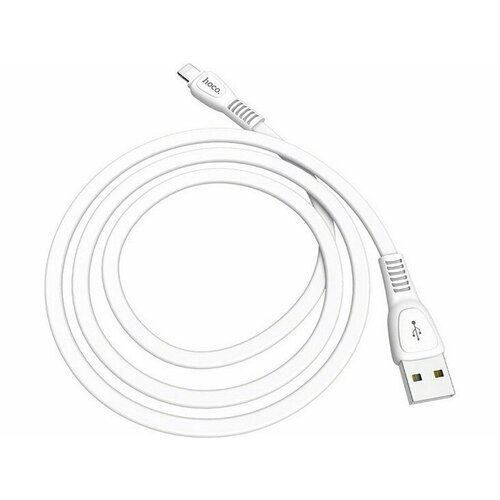 Кабель Hoco USB X40 Noah для Lightning, 2.4А, длина 1 м, белый (93139)