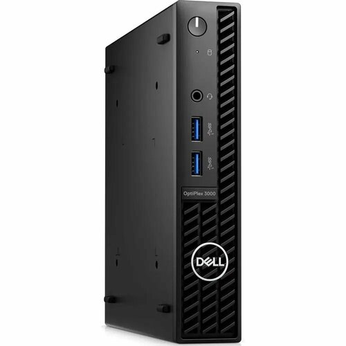 Мини ПК Dell OptiPlex 3000 Desktop (i5-12500T 2.0GHz/16GB/256GB SSD/Win 11 Pro/Black)