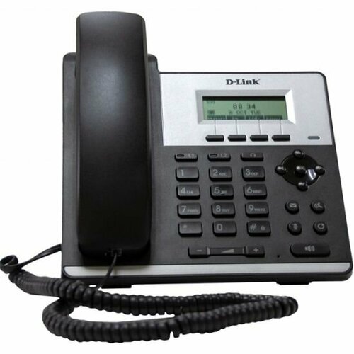 Устройство D-Link DPH-120SE VoIP PoE Phone, 100Base-TX WAN, 100Base-TX LAN, w/o power adapter