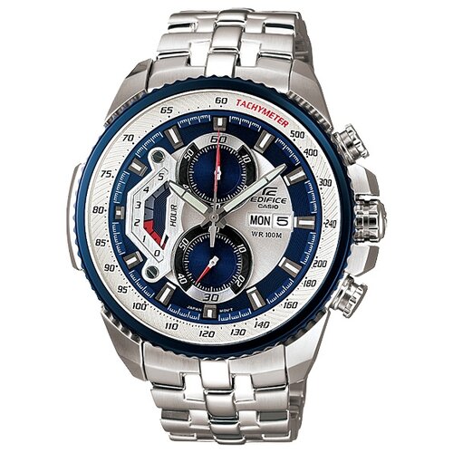 Наручные часы CASIO Edifice EF-558D-2A, серебряный, белый