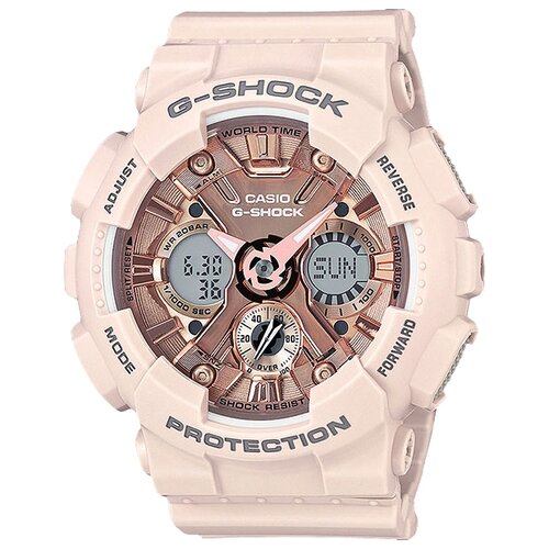 Наручные часы CASIO G-Shock GMA-S120MF-4A, золотой, розовый