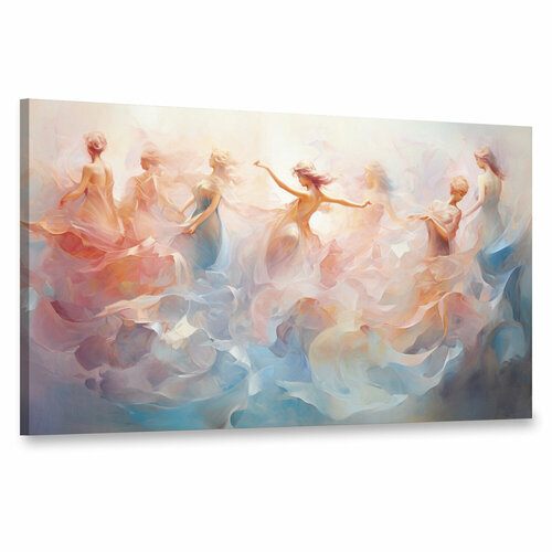 Интерьерная картина 100х60 "Танцующий мир"